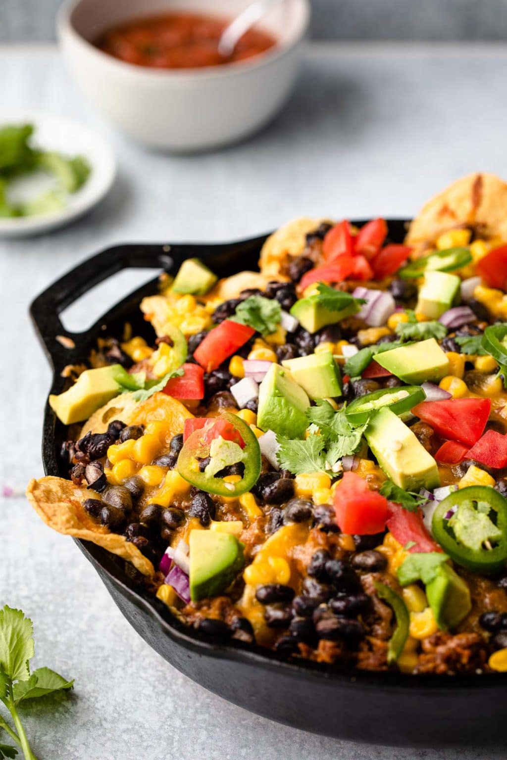 Cast Iron Nachos - The Travel Palate