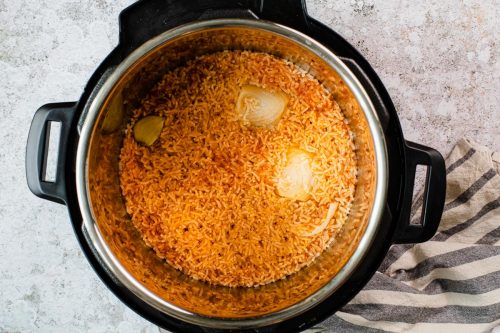 Instant Pot Mexican Rice (Arroz Rojo) - The Travel Palate