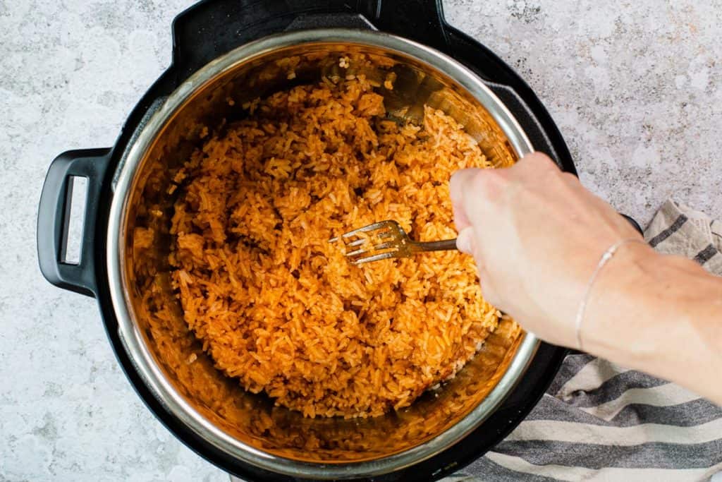 Instant Pot Mexican Rice (Arroz Rojo) - The Travel Palate