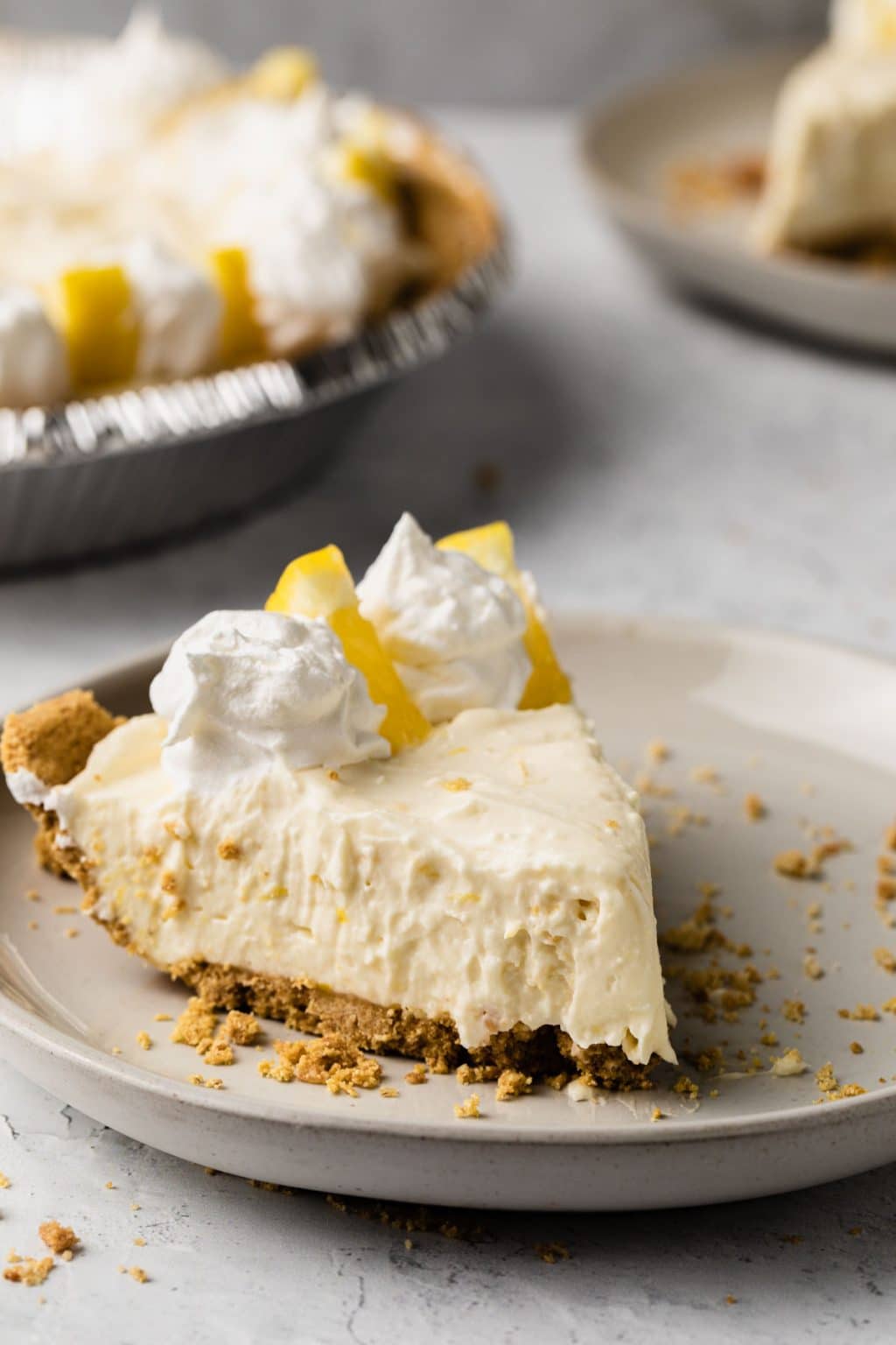 No Bake Lemon Pie - The Travel Palate