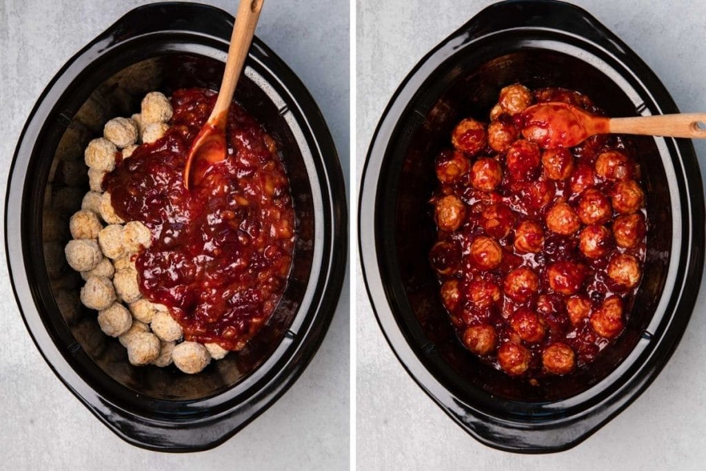 Crockpot Cranberry Meatballs - The Travel Palate