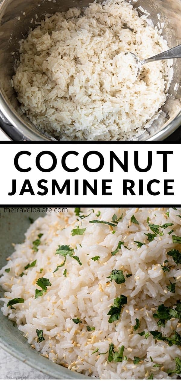 Instant Pot Coconut Jasmine Rice - The Travel Palate