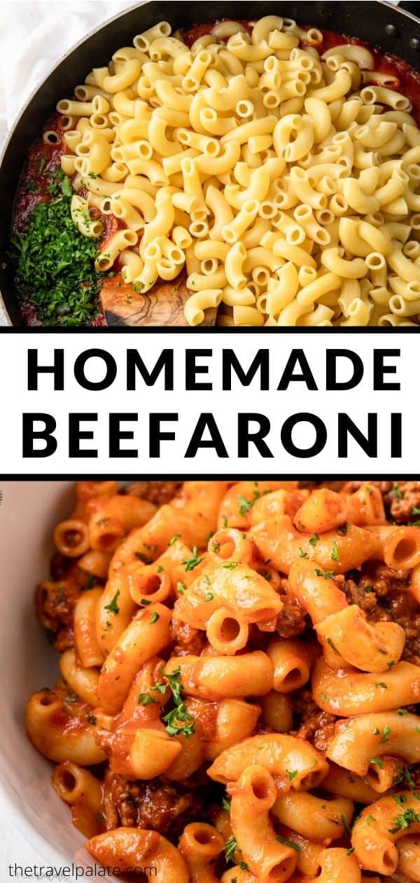 Easy Homemade Beefaroni (Kick the Can) - The Travel Palate