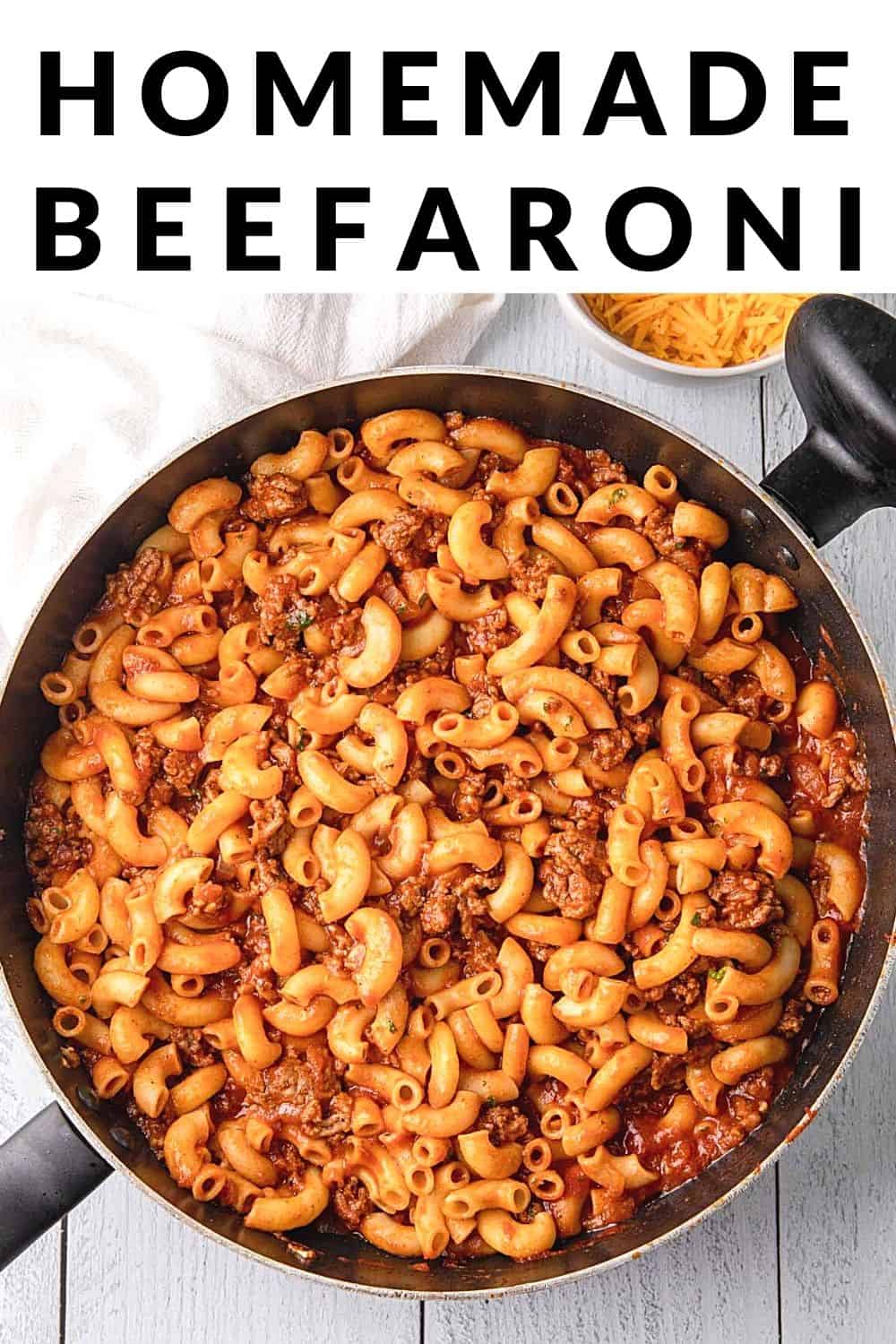 Easy Homemade Beefaroni (Kick the Can) - The Travel Palate