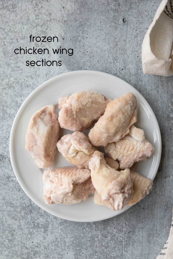 Air Fryer Frozen Chicken Wings - The Travel Palate