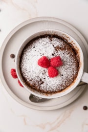 Microwave Chocolate Mug Lava Cake Recipe for Two - The Travel Palate
