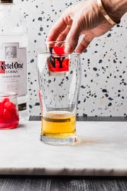 3 Ingredient Cherry Bomb Shot (Simple Party Shooter) - The Travel Palate