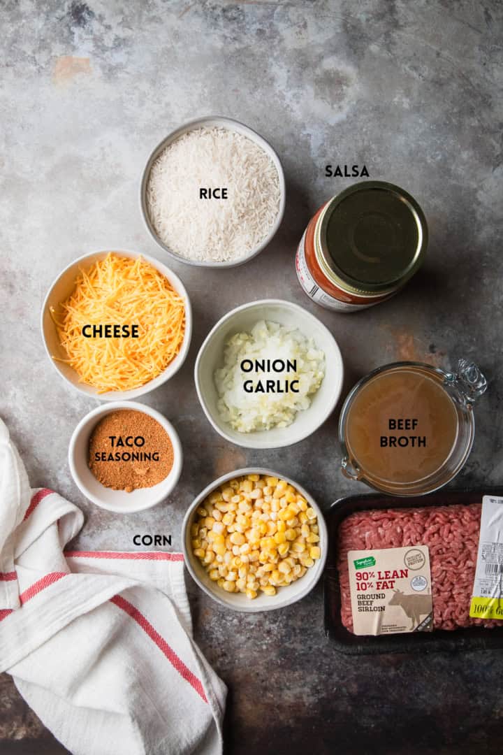 Ground Beef Salsa Rice - The Travel Palate