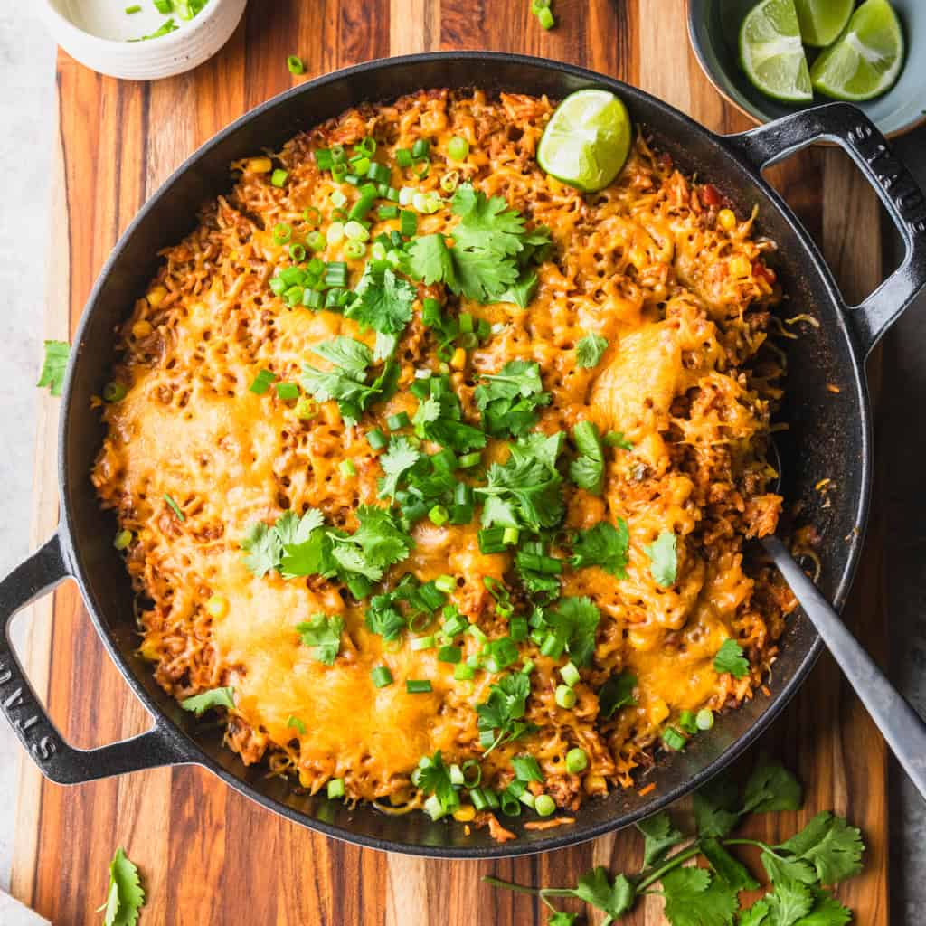 Ground Beef Salsa Rice - The Travel Palate