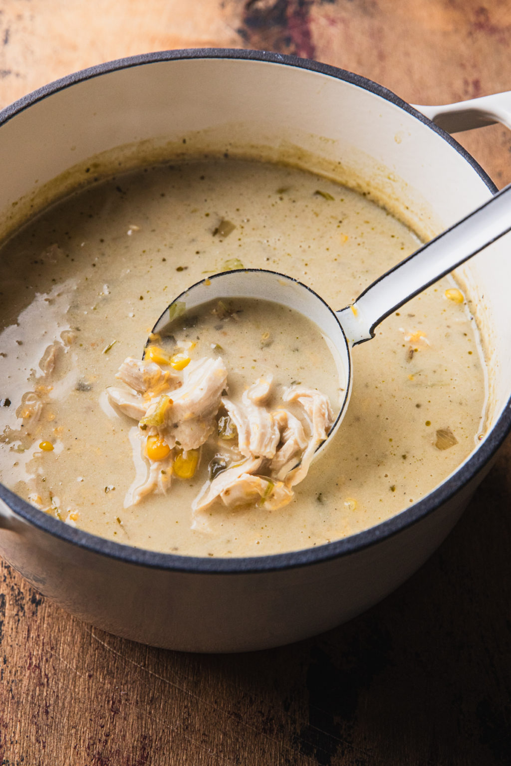 Green Chile Chicken Soup - The Travel Palate