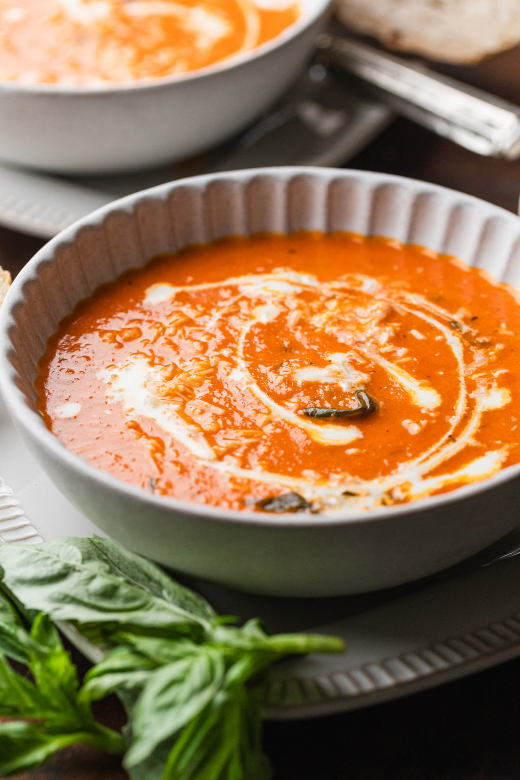 Homemade Tomato Basil Soup - The Travel Palate