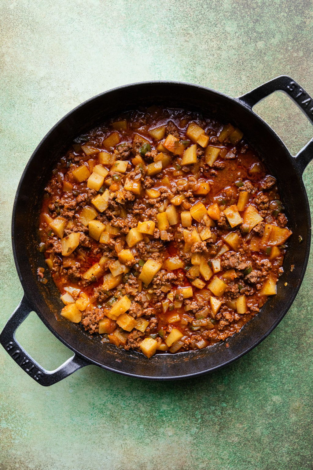 Mexican Ground Beef and Potatoes (Picadillo) - The Travel Palate