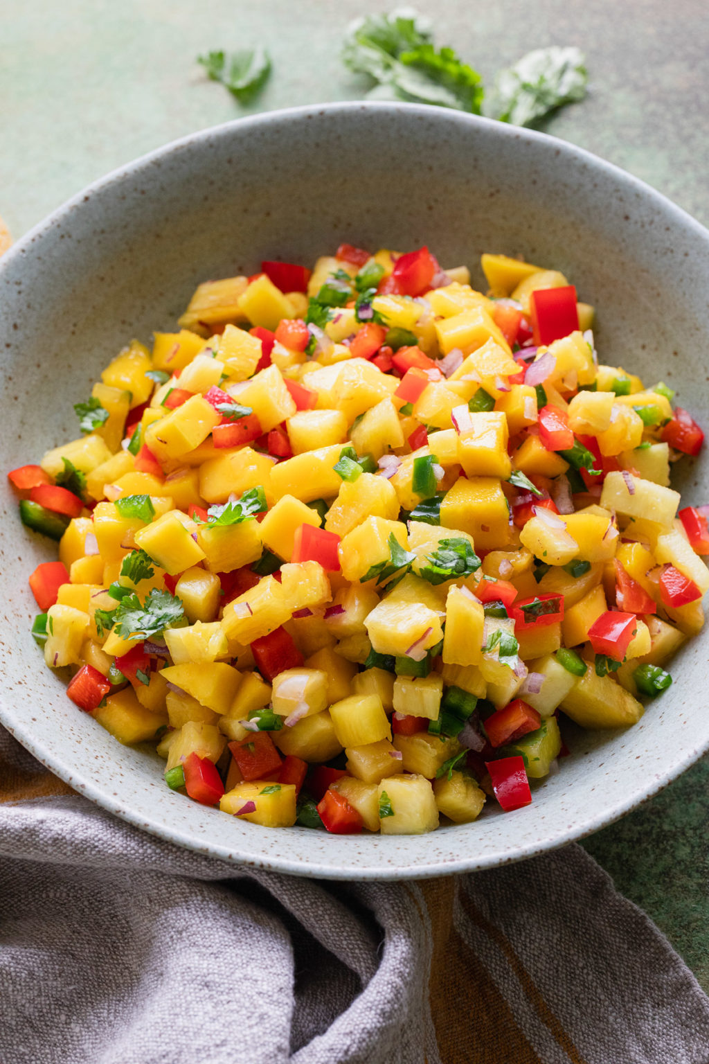 How to Make Mango Pineapple Salsa - The Travel Palate