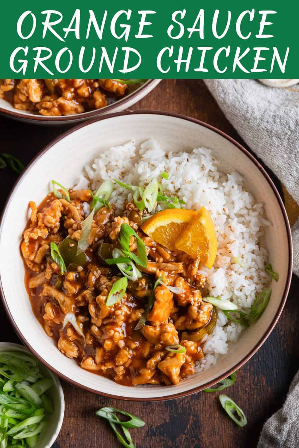 Ground Chicken in Orange Sauce - The Travel Palate